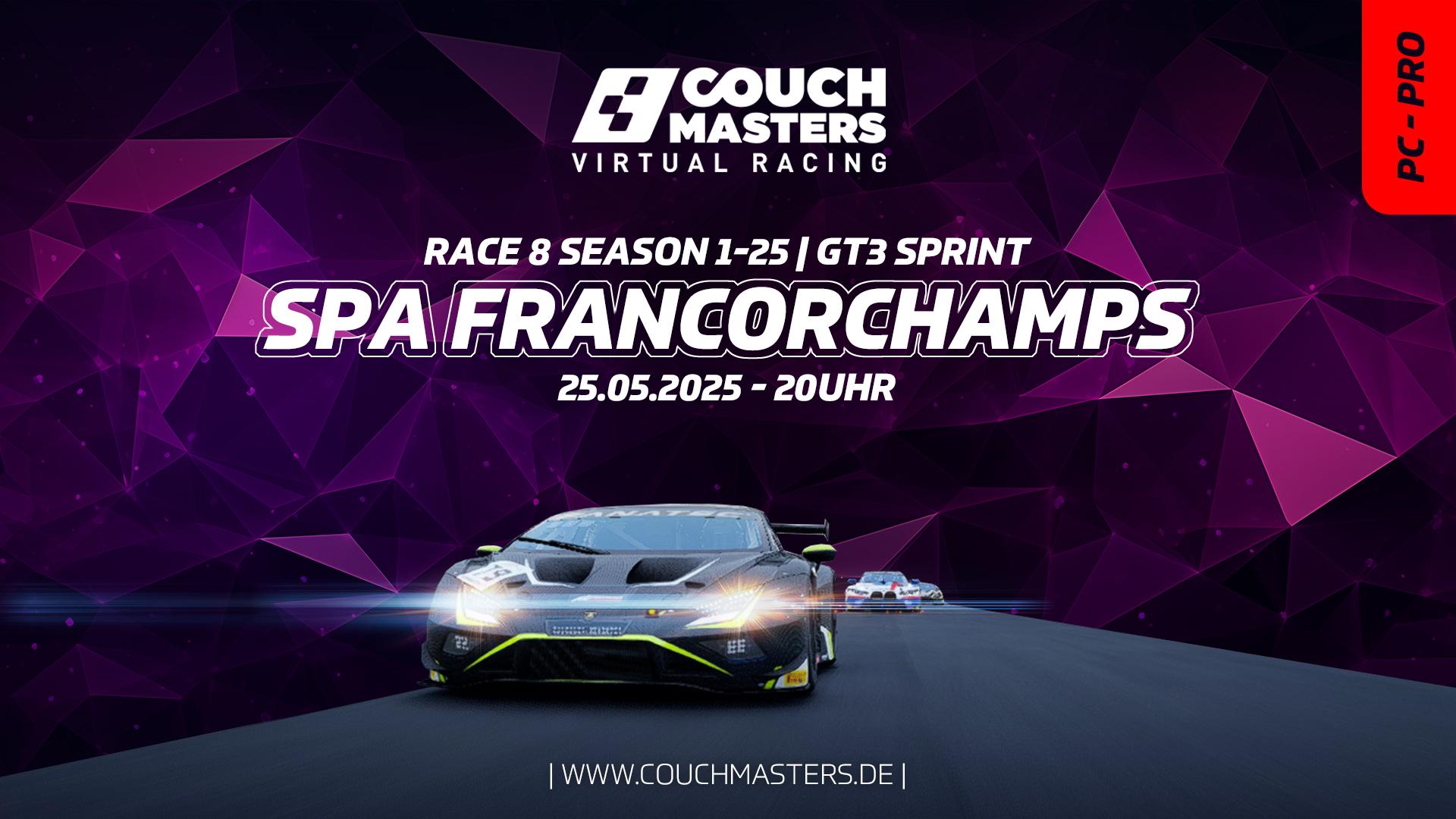 Couch Masters – Virtual Racing | GT3 Series | Rennen 8 – Klasse PRO ...